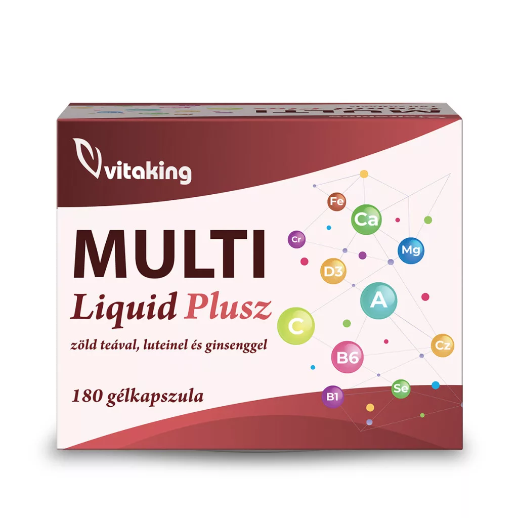 Vitaking Multi Liquid Plus multivitamin (180) - vitaking