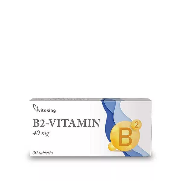 Vitaking B2-vitamin (riboflavin) 40mg 30 tabletta